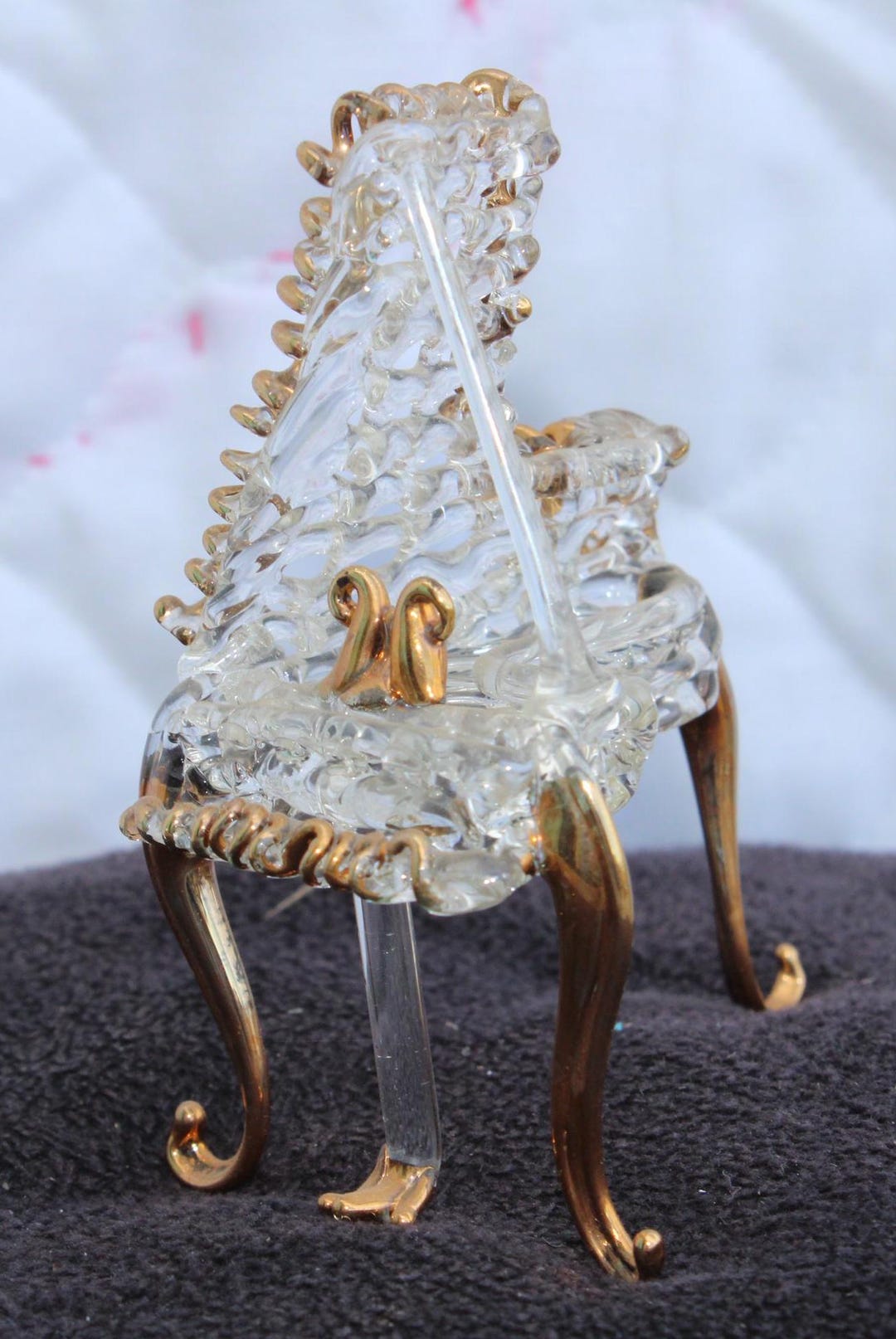 Glass Baron Glass and Gold Grand Piano - Etsy