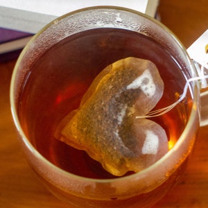 Heart Shaped Tea Bags, Handmade, Eco-friendly, Biodegradable Wedding ...