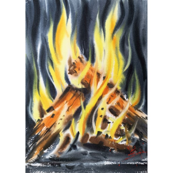 Realistic Fire Painting