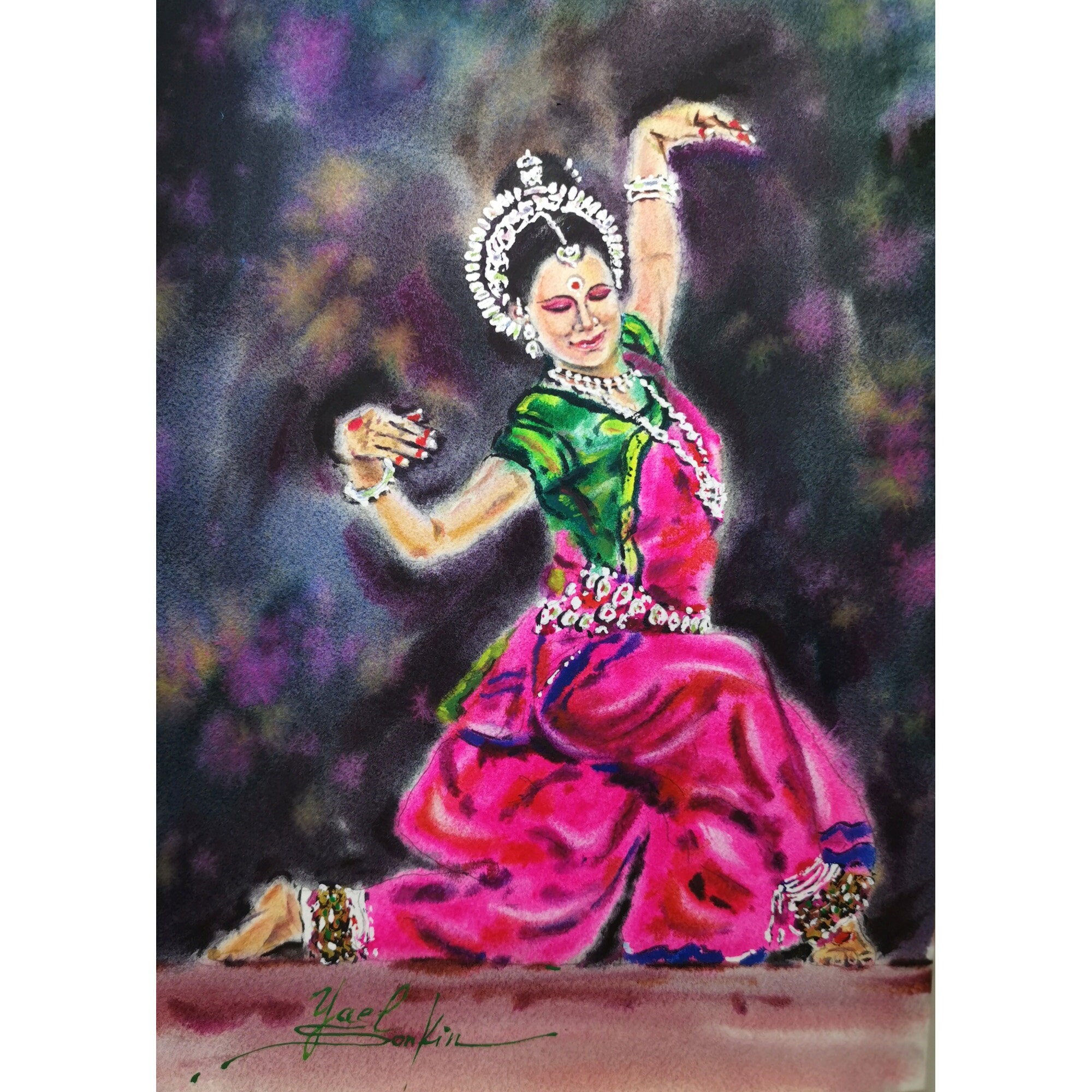 Indian Dancer Painting