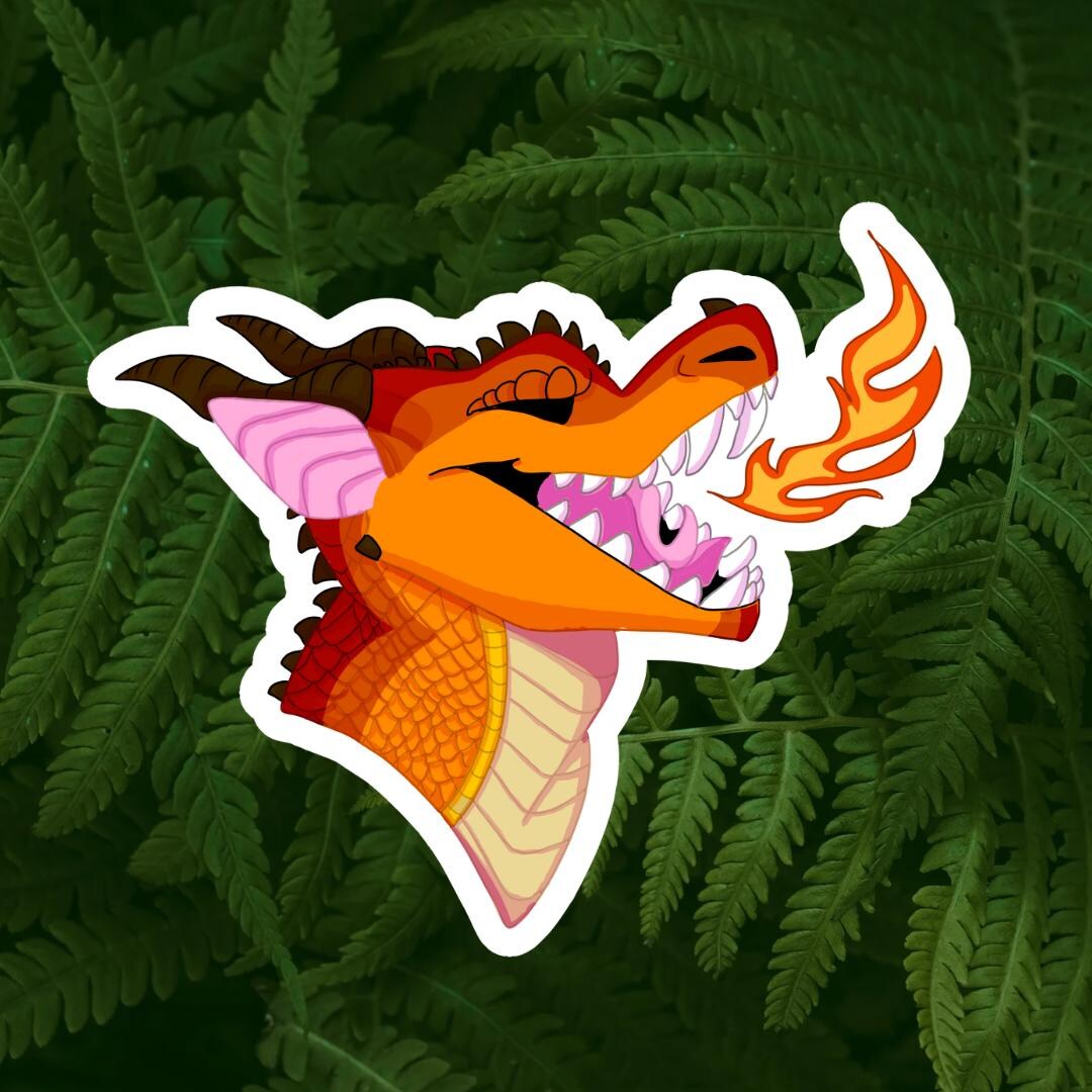 Skywing, Red Dragon, Elemental Dragon, Wof, Wings of Fire, Paper ...