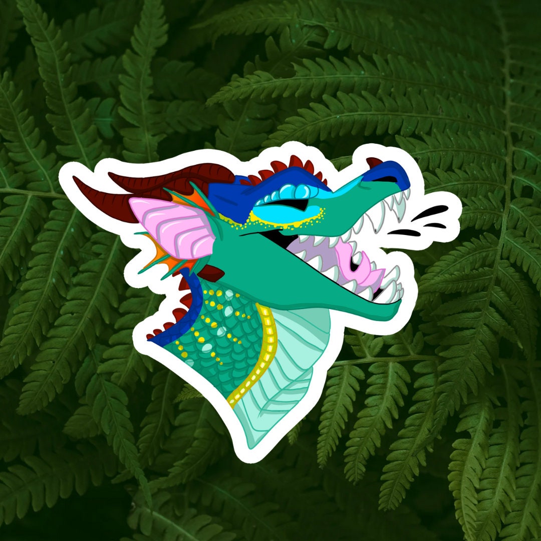 Made-to-order Rainwing, Wof, Wings of Fire Permanent Vinyl Sticker - Etsy