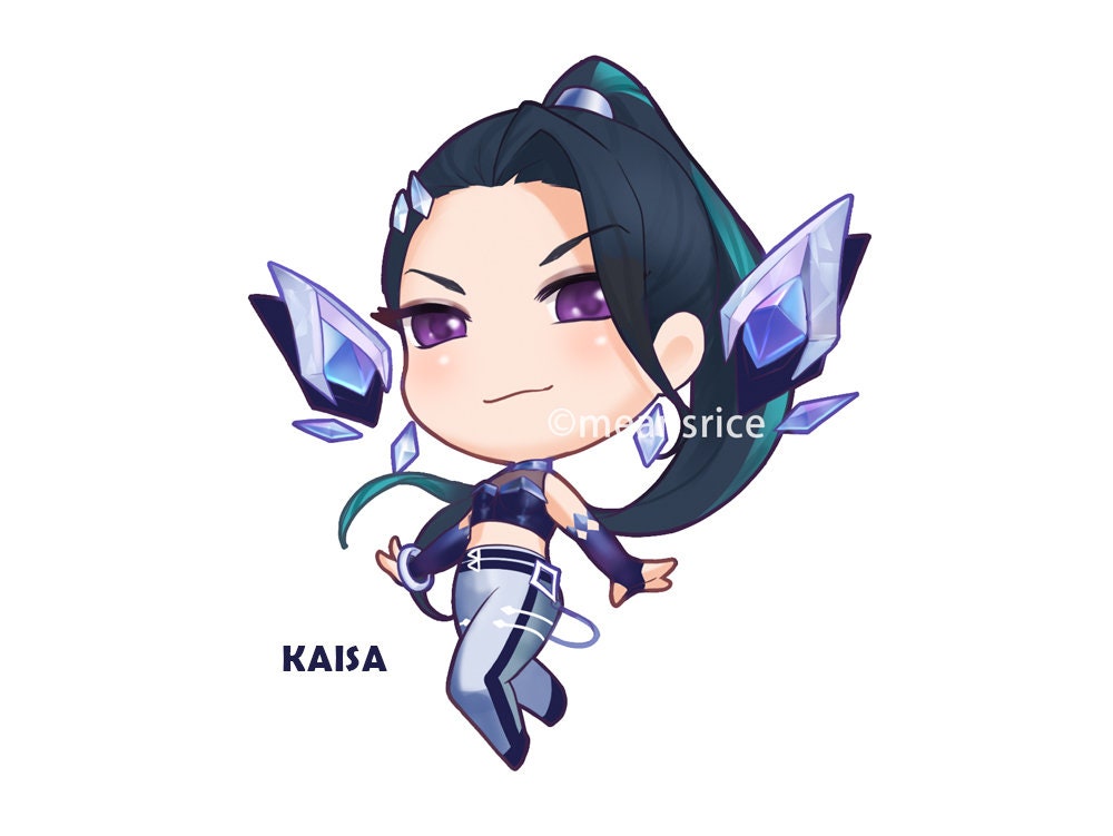 K/DA All Out/ More Holographic Stickers League of Legends - Etsy