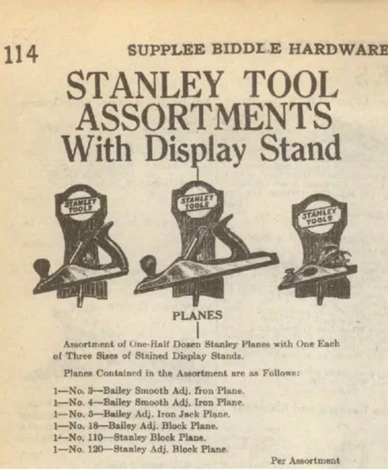 Stanley Plane Display Stand - Etsy