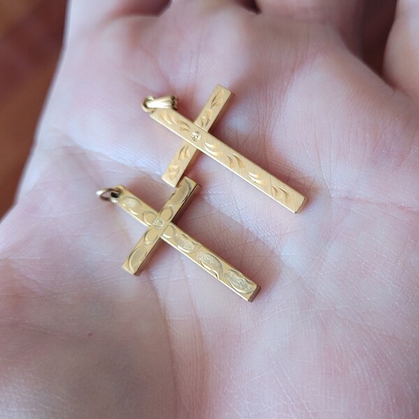 3 Inch Cross Necklace - Etsy