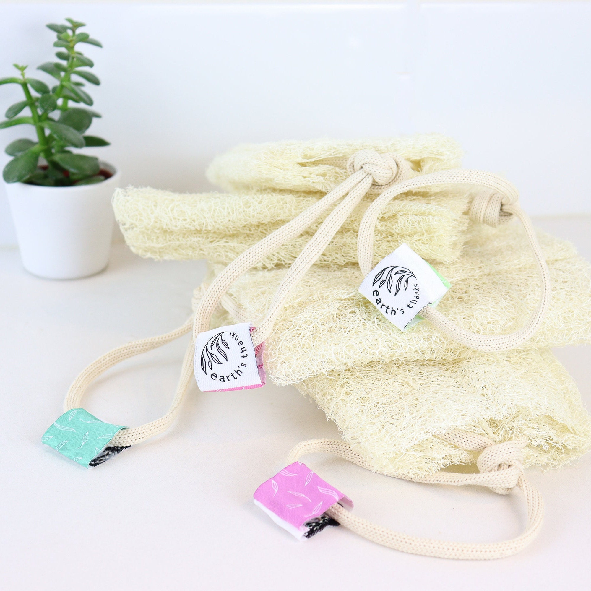 Natural Egyptian Loofah pack of 4 Zero Waste Excellent | Etsy