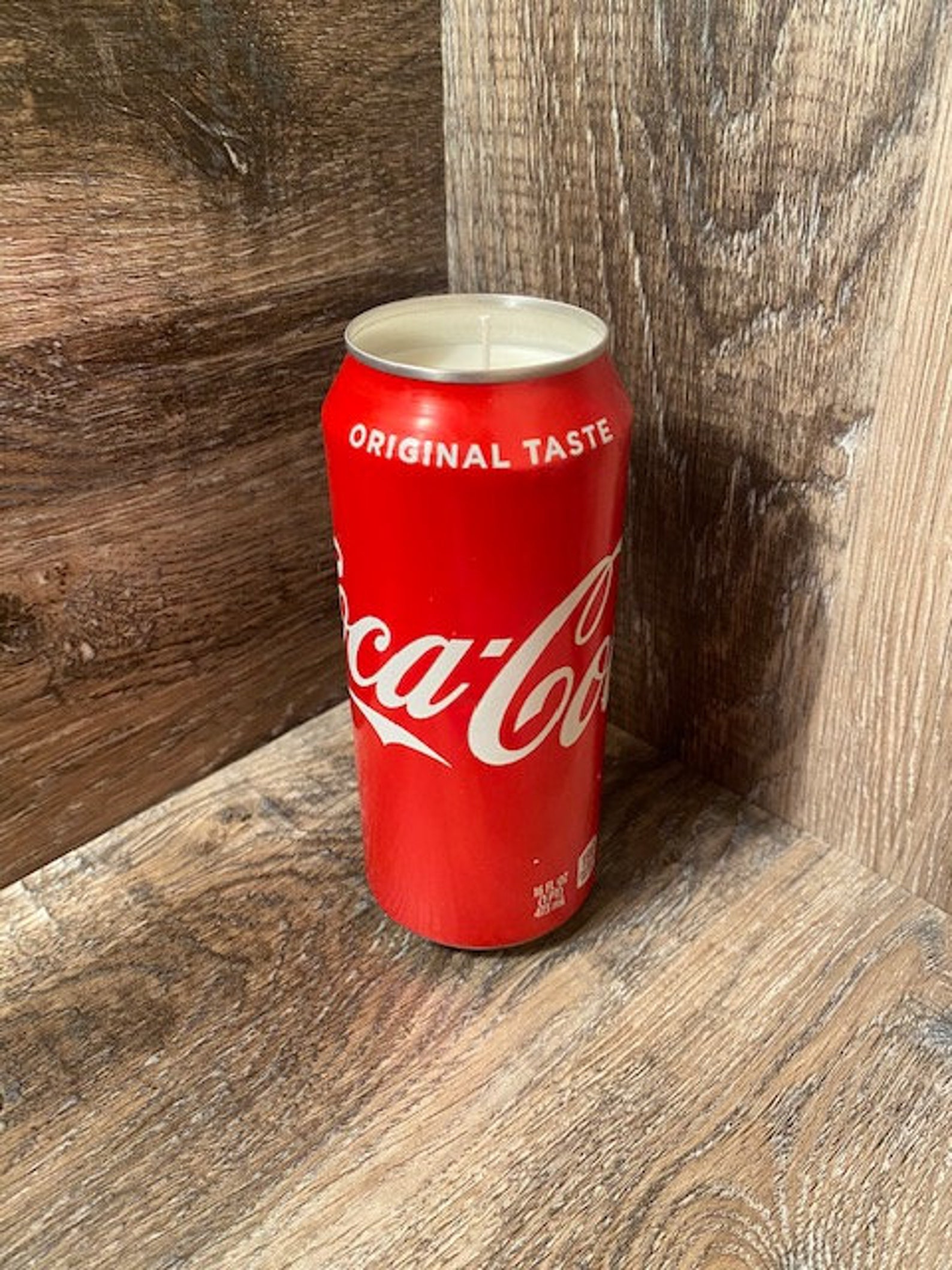 Coke Soy Candle Hand Poured Coca Cola Soda Can Candle | Etsy