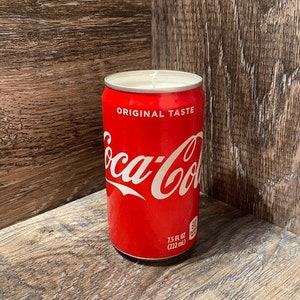 Coke Soy Candle - Hand Poured Coca Cola Soda Can Candle - Custom ...