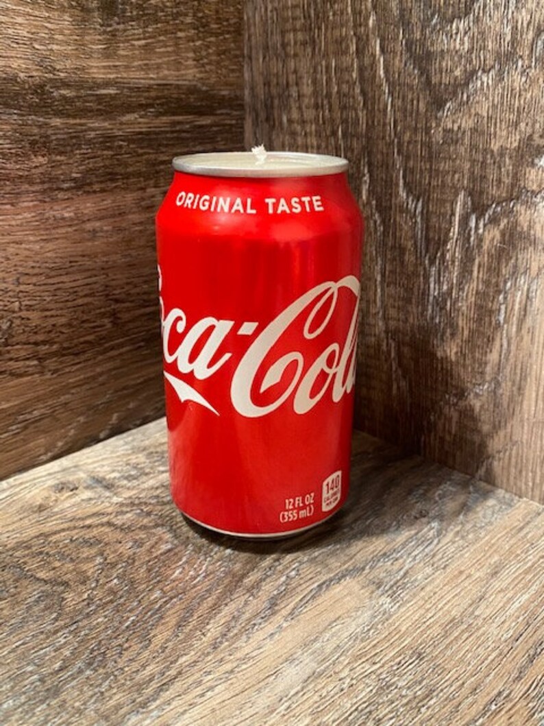 Coke Soy Candle Hand Poured Coca Cola Soda Can Candle | Etsy
