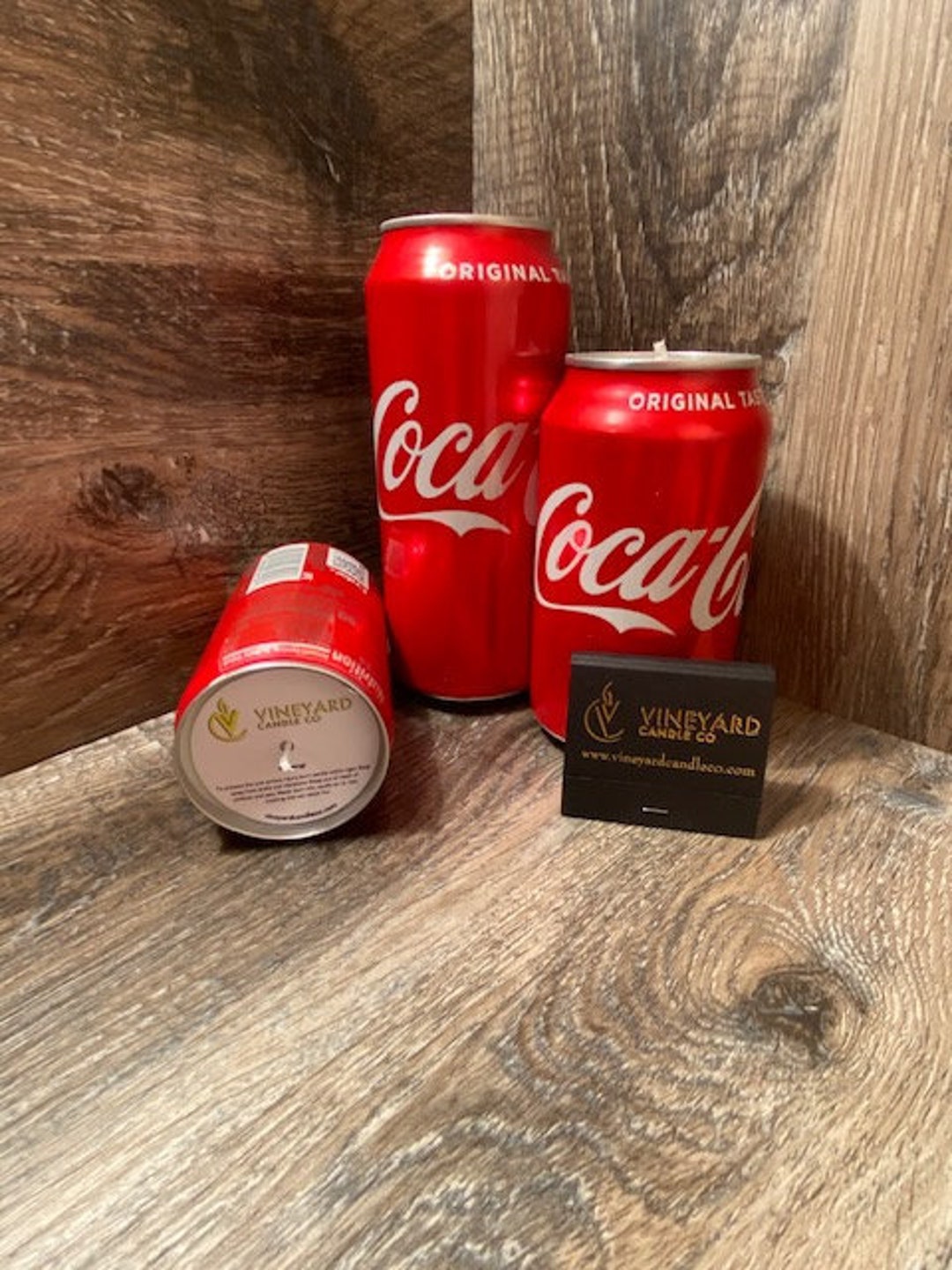 Coke Soy Candle - Hand Poured Coca Cola Soda Can Candle - Custom ...