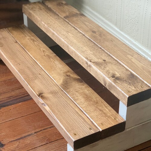 Double/double Farmhouse Step Stool - Etsy