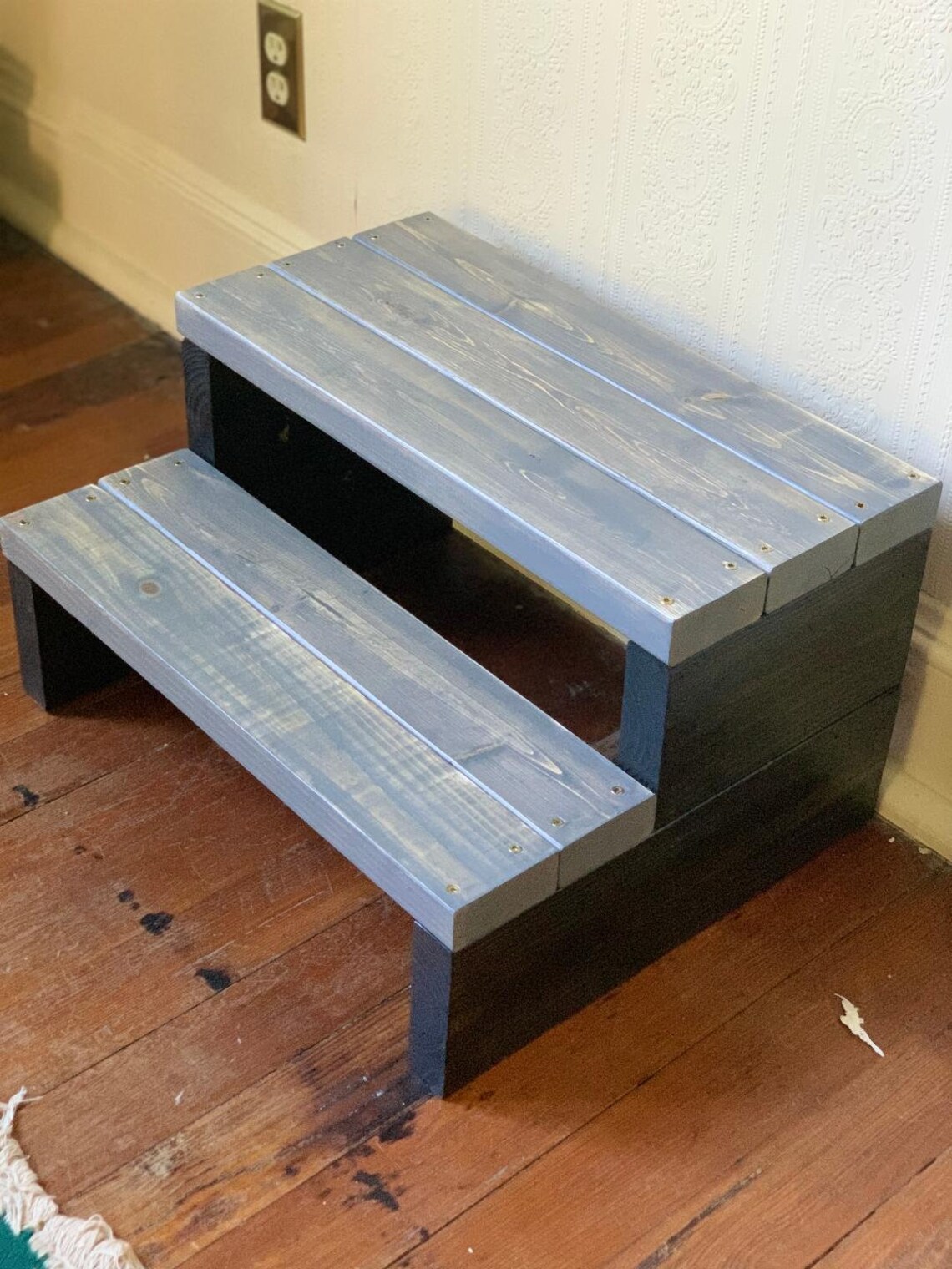 2 Step Farmhouse Stool - Etsy