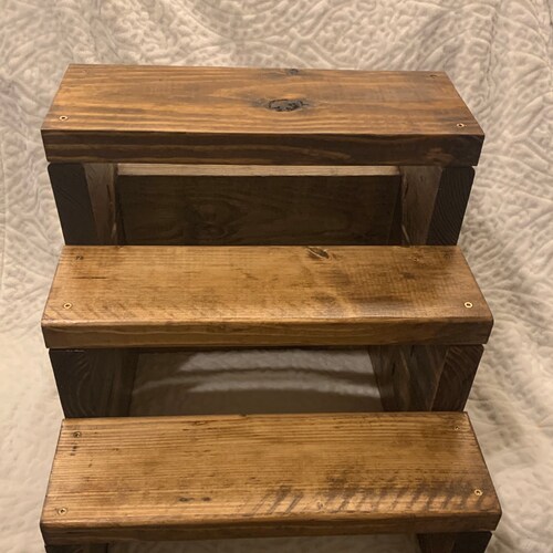 Three Step Stool Extra Large Step Stool - Etsy