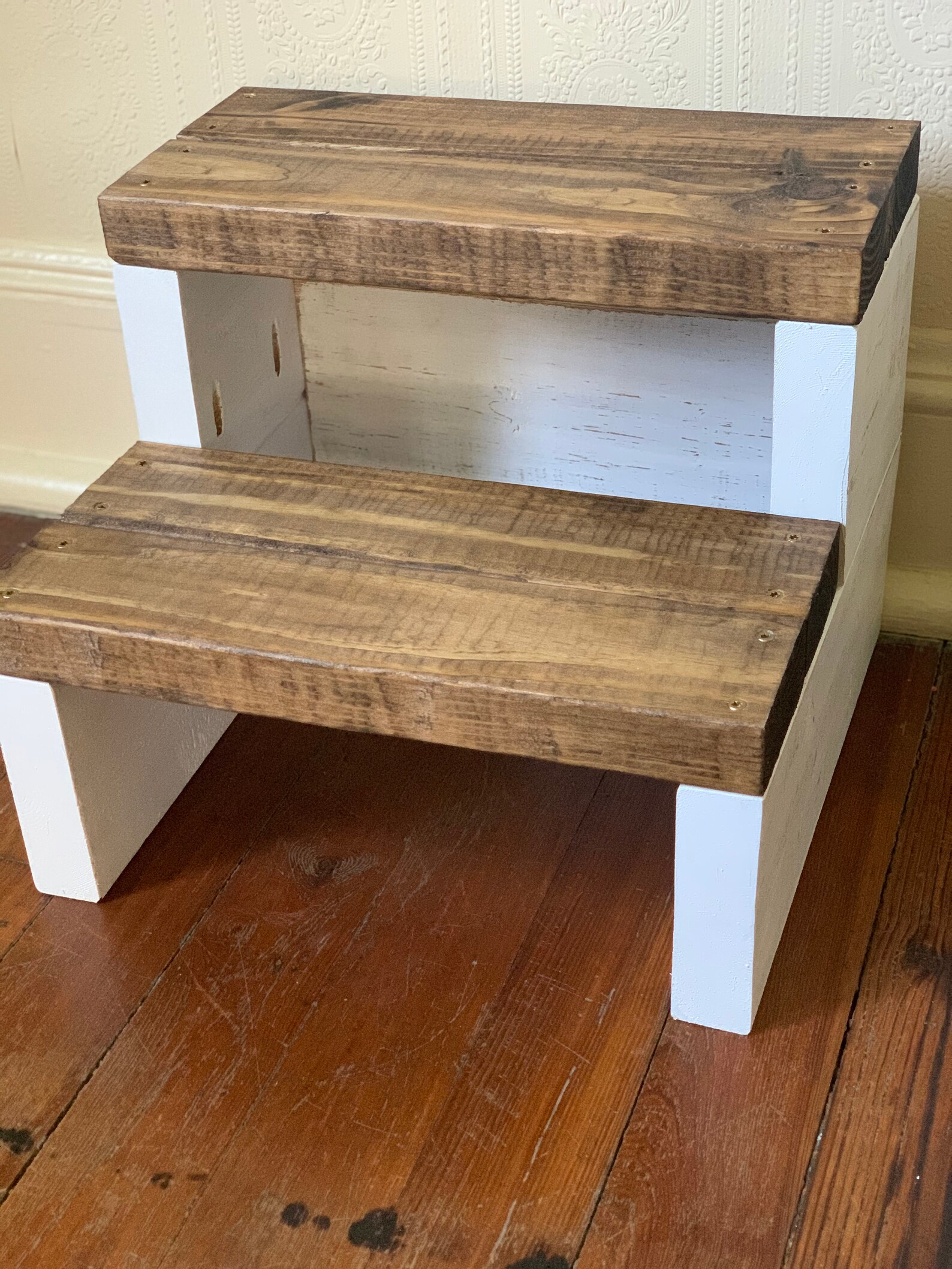 Xtall Farm House Two Step Step Stool - Etsy