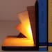 LED Art Deco Bookends - Style 2 - Wooden Contemporary, Aesthetic and ...