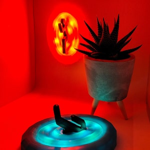 Pair of Portal 3D Light up LED Pop Out Wall Decor / Art / Plates ...