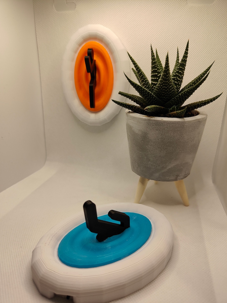 Pair of Portal 3D Light up LED Pop Out Wall Decor / Art / | Etsy UK