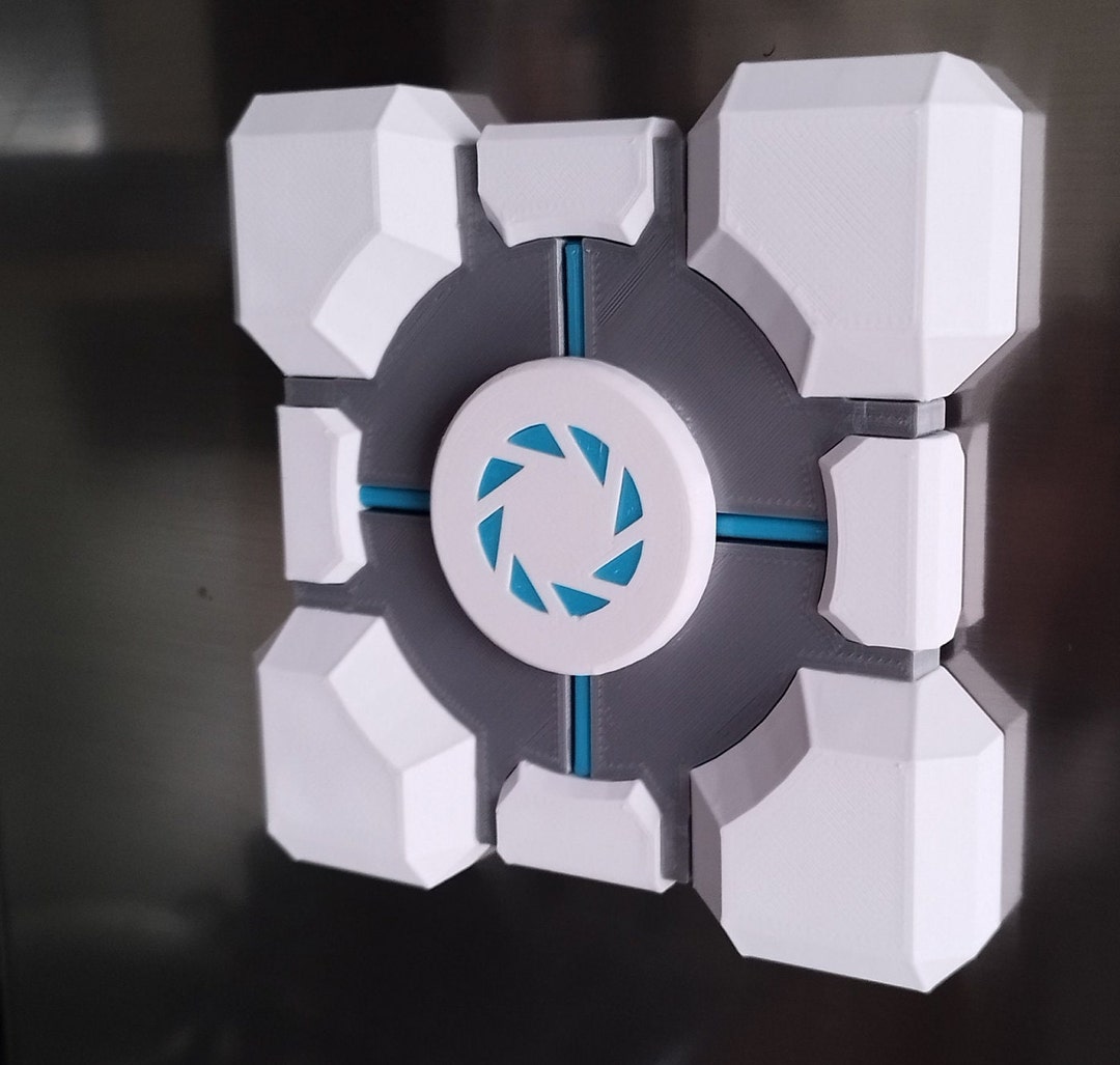 Large Portal Storage Cube - Wall Decor / Art / Magnets - 11.5 Cm - Etsy
