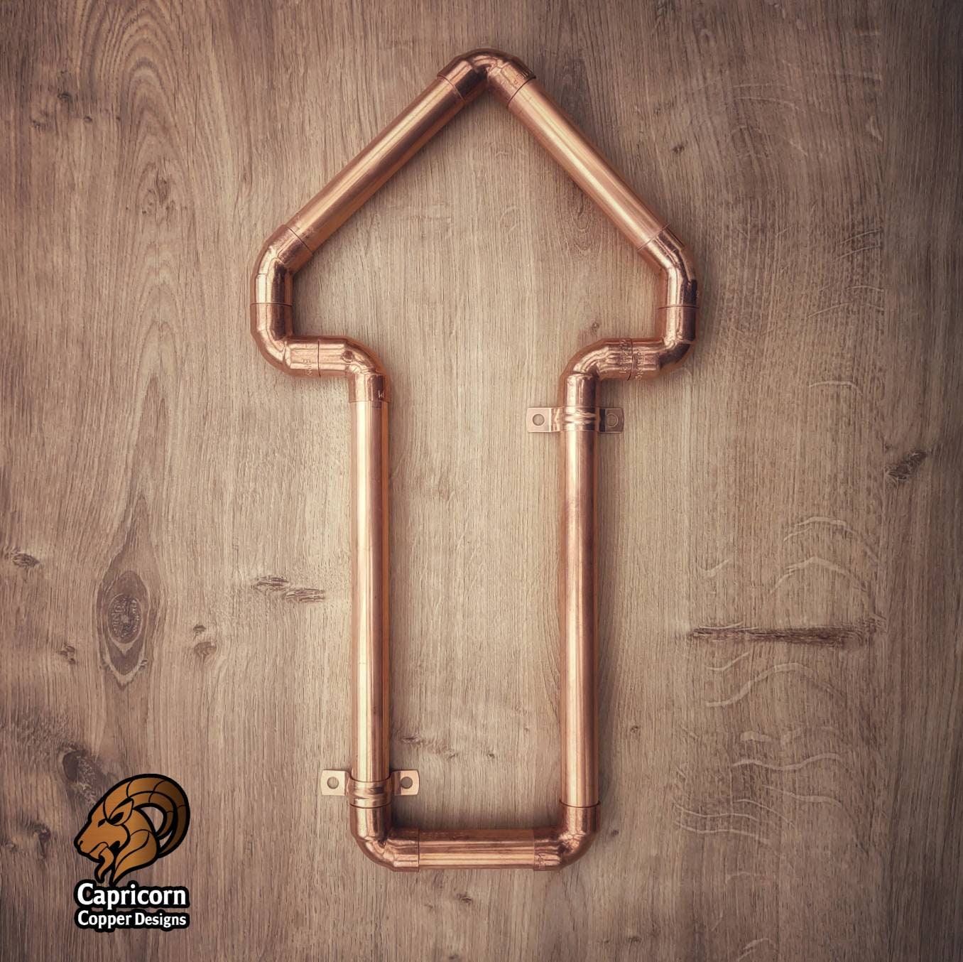 Copper Pipe Arrow Wall Art | Etsy