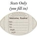 Football Baby Birth Announcement Sign: Engraved Name & Stats Photo Prop ...