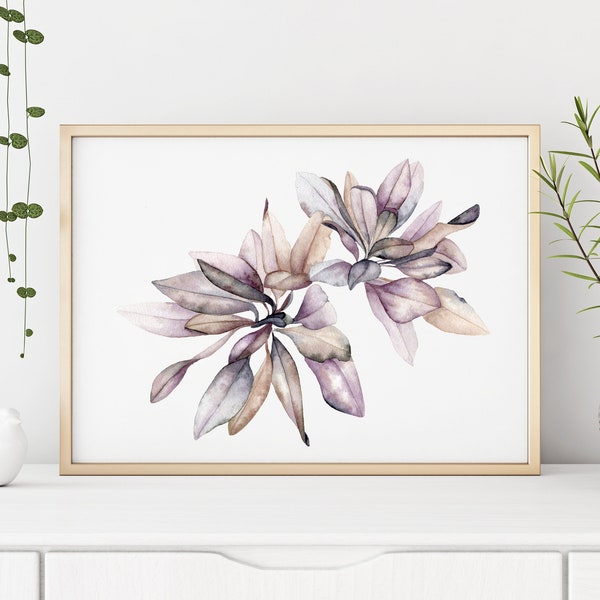 Lilac Abstract Art - Etsy