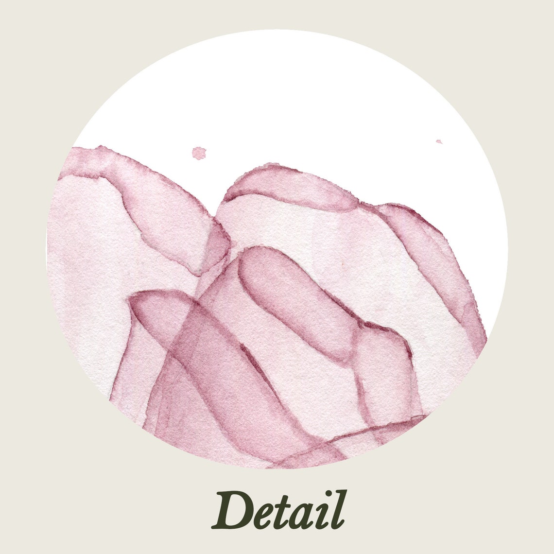 Blush Pink Watercolor Print, Pink Flower Wall Art, Transparent Wall ...