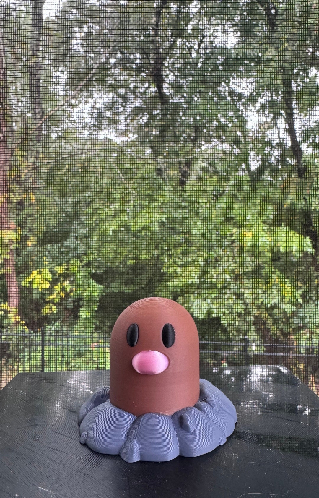 Diglett 3D Print COLORED 2.5 Inches Tall Pokemon Metallic Shine - Etsy