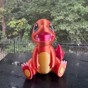 Charmander 3d Print COLORED 3 Inches Tall - Pokemon - Metallic Shine - Etsy
