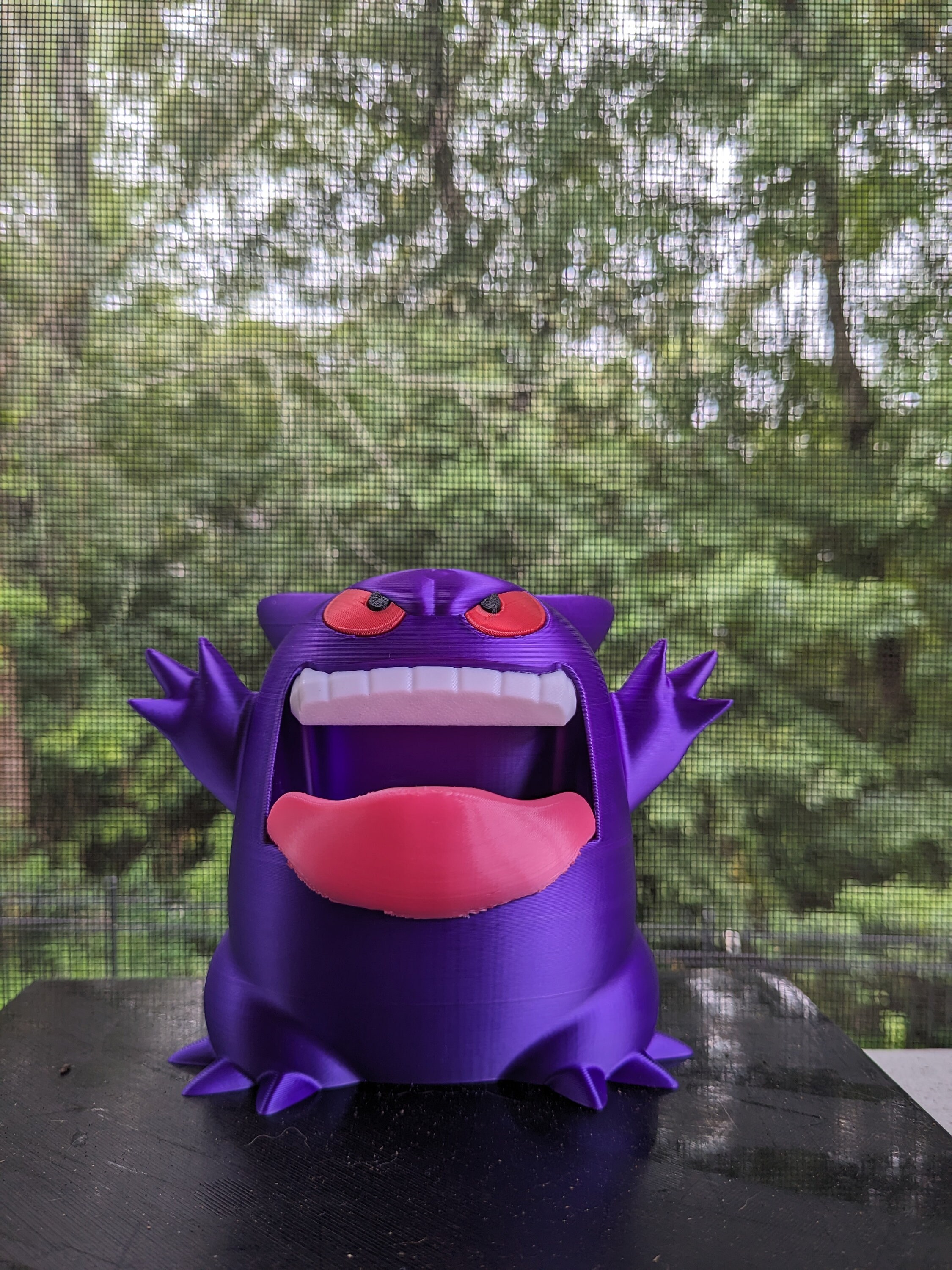Gengar 3d Printed Pen Holder - Pokemon - Metallic Shine - Etsy