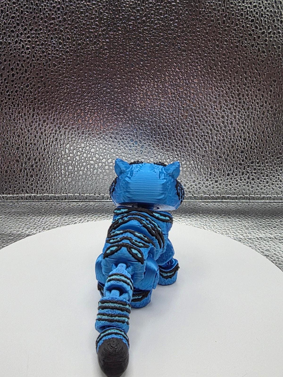 Derpy Tiger 3D Print Flexi - Etsy