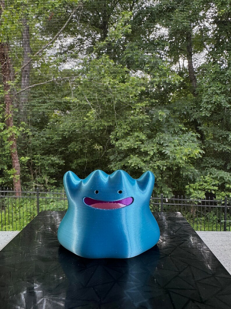 Ditto 3D Print COLORED 2.5 Inches Tall - Pokemon - Metallic Shine - Etsy