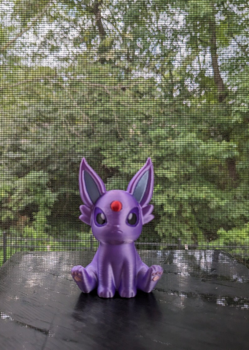 Espeon 3d Printed Colored 3 Inches Tall Pokemon - Etsy