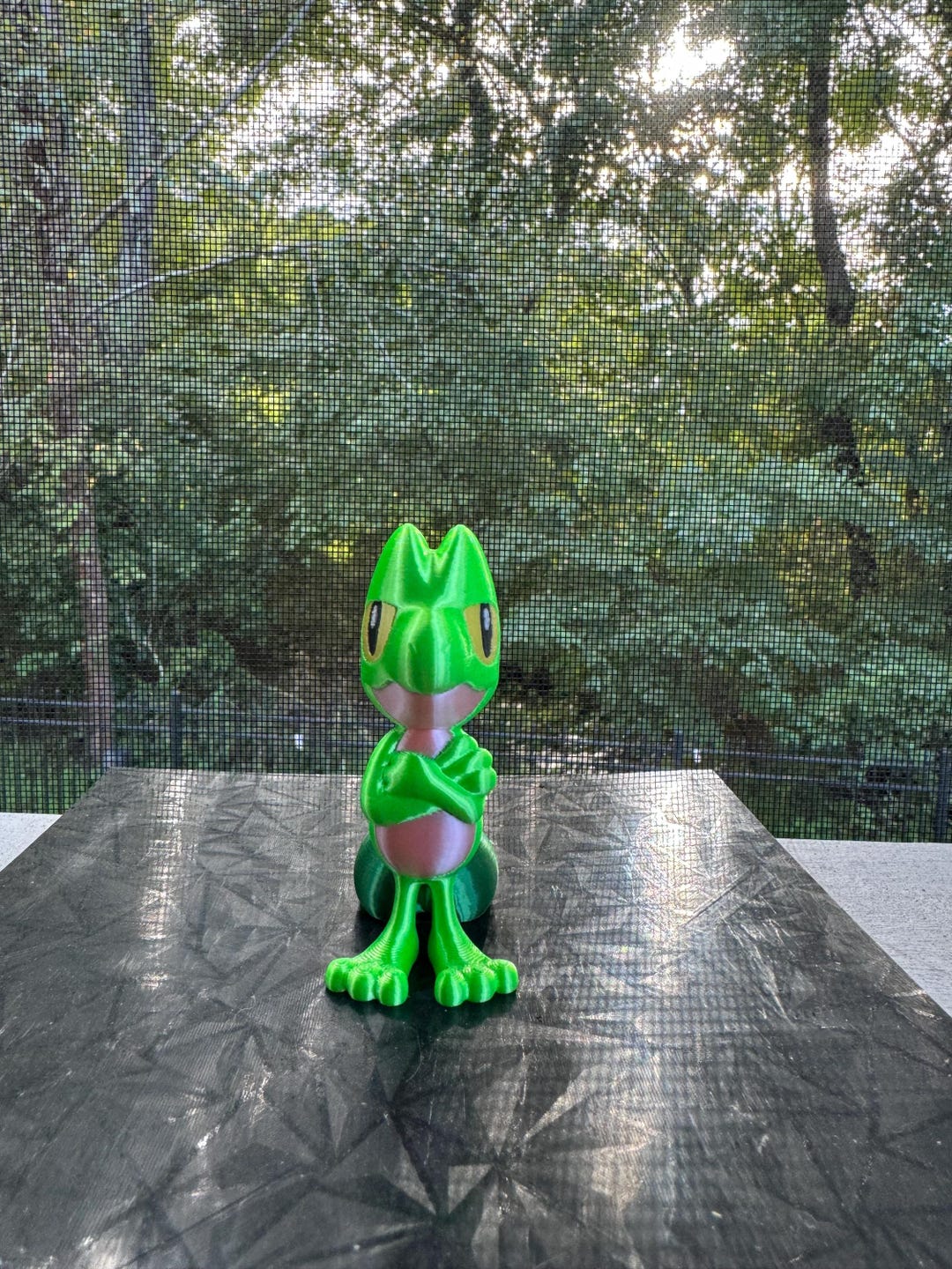 Treecko 3d Print COLORED 3 Inches Tall - Pokemon - Metallic Shine - Etsy