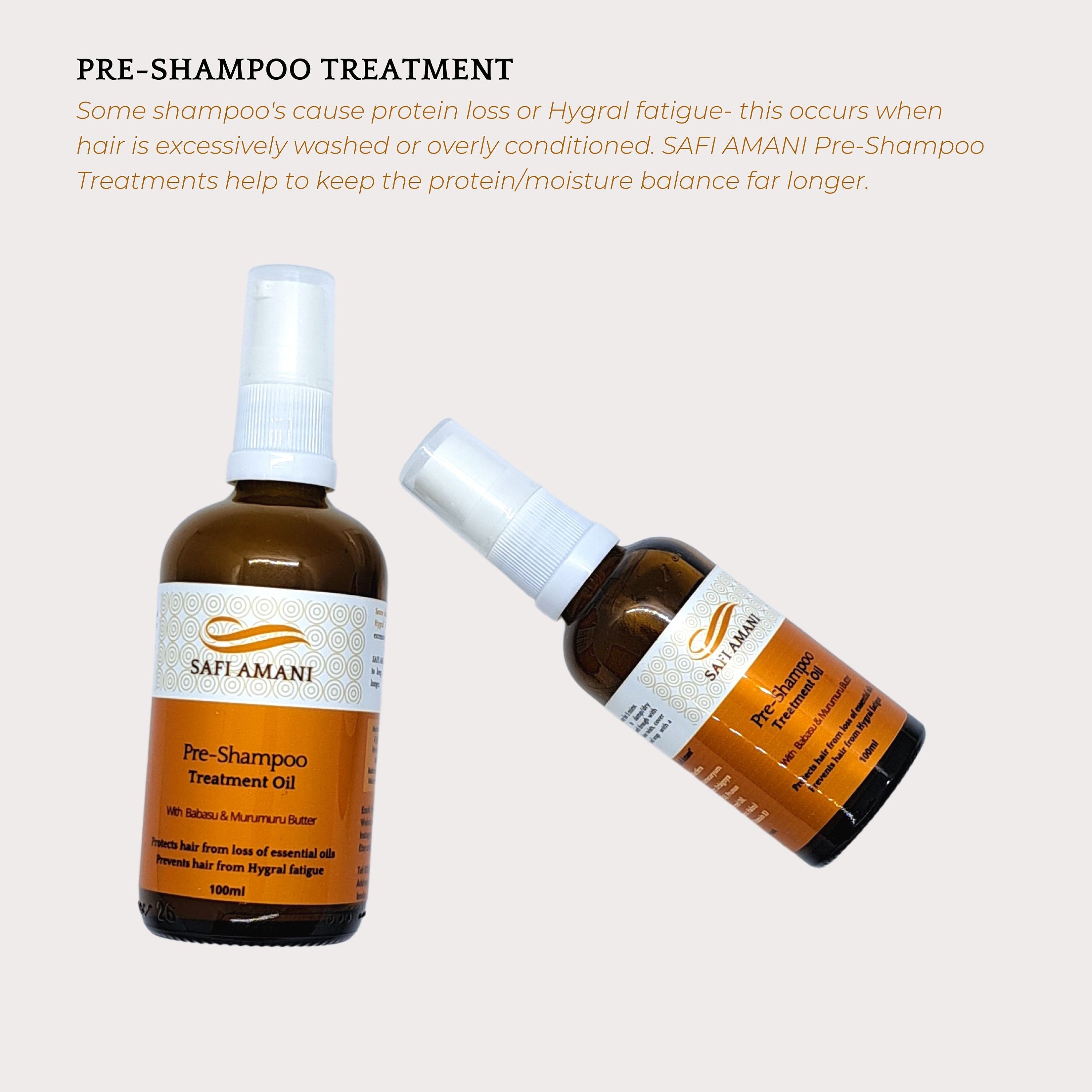 Natural Pre Shampoo Hair Oil: Pre Wash Hair Treatment Pre Poo Hair ...