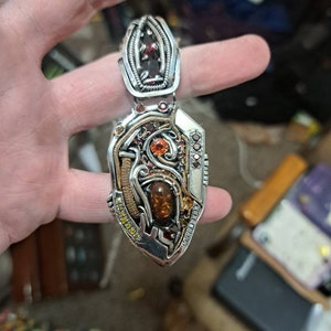 Fire Agate, Multi Gemstone and Multi Color Diamond Sterling and 14k ...