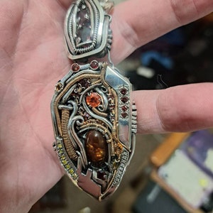 Fire Agate, Multi Gemstone and Multi Color Diamond Sterling and 14k ...