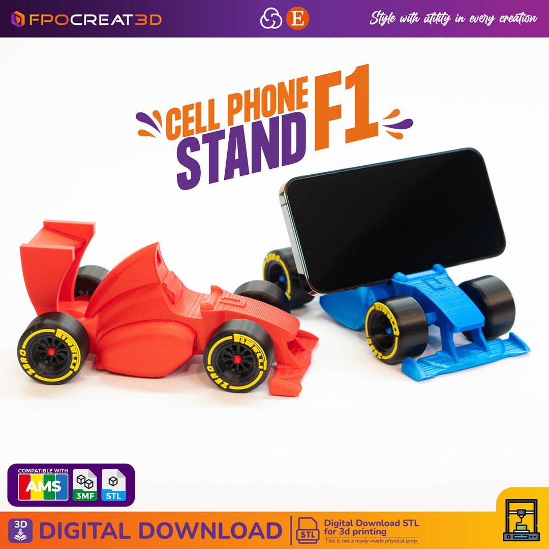 Stand De Celular En Forma De Fórmula 1: Elegancia Y Velocidad Para Tu ...