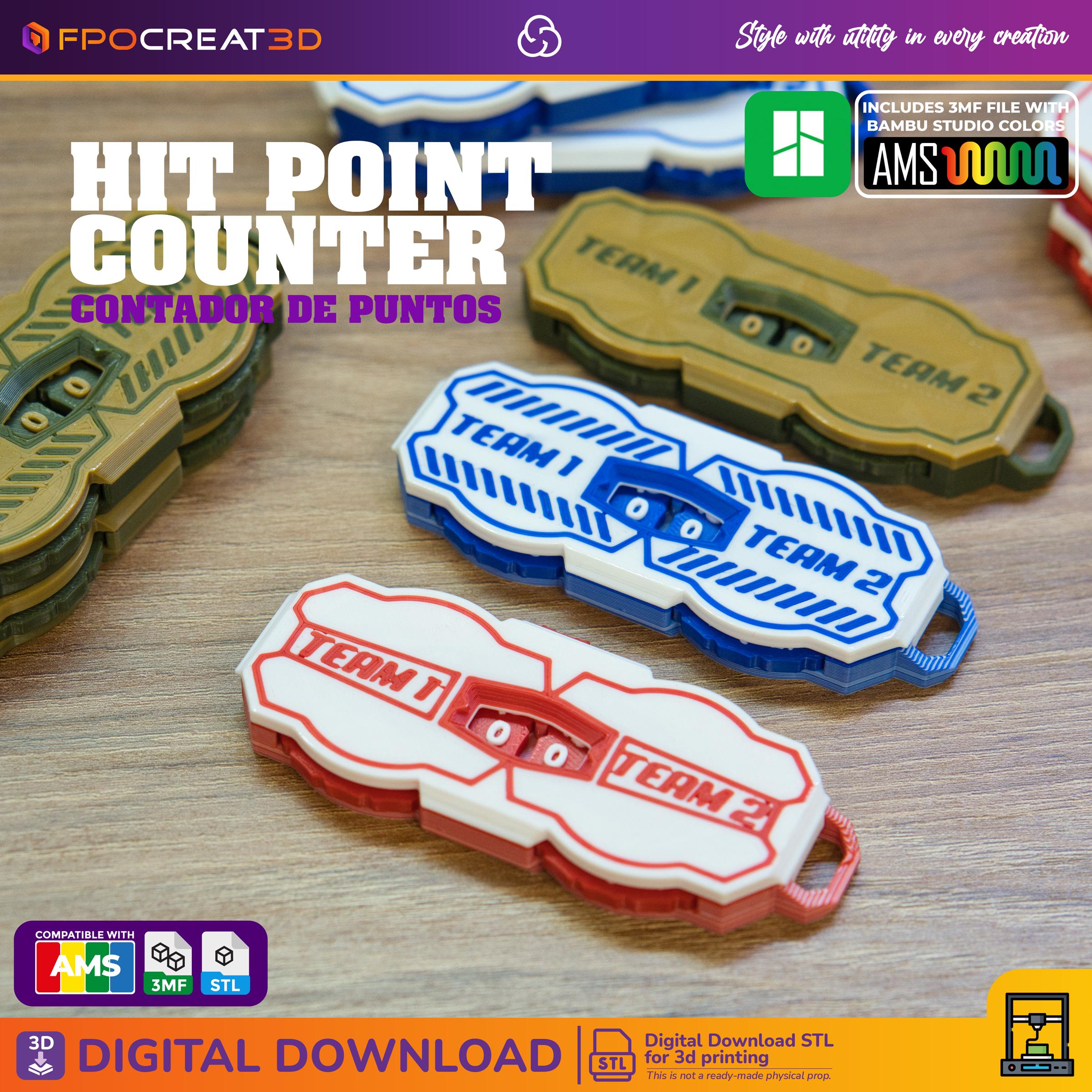 Life Counter Score Board, Board Game Counter, Contador De Puntos ...