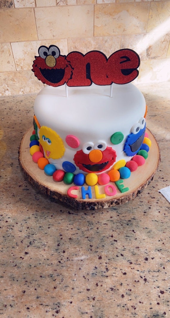 Sesame Street Fondant Cake