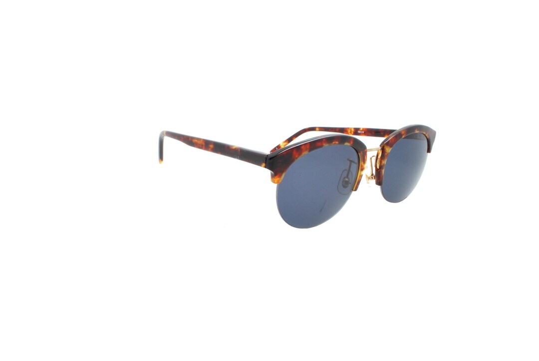 Alain Delon 2925 2 3 Rare Deadstock 80s Vintage Tortoise Black Gray ...
