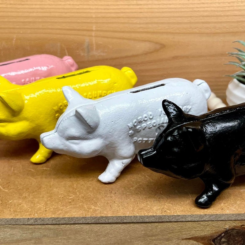 Cast Iron Pig - Etsy