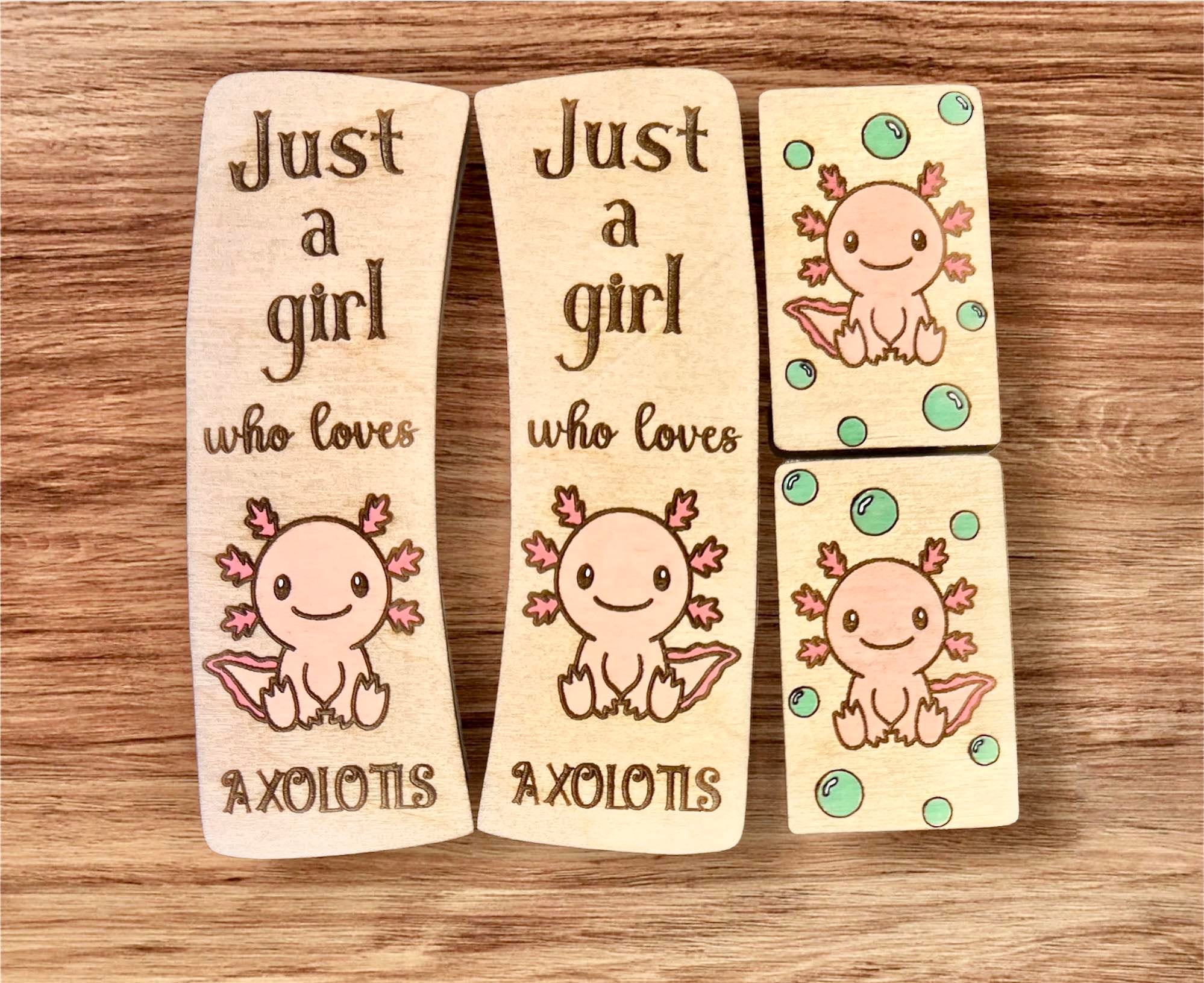 Axolotl Hair Clip SVG File / Digital Download / Laser Ready Cut File ...