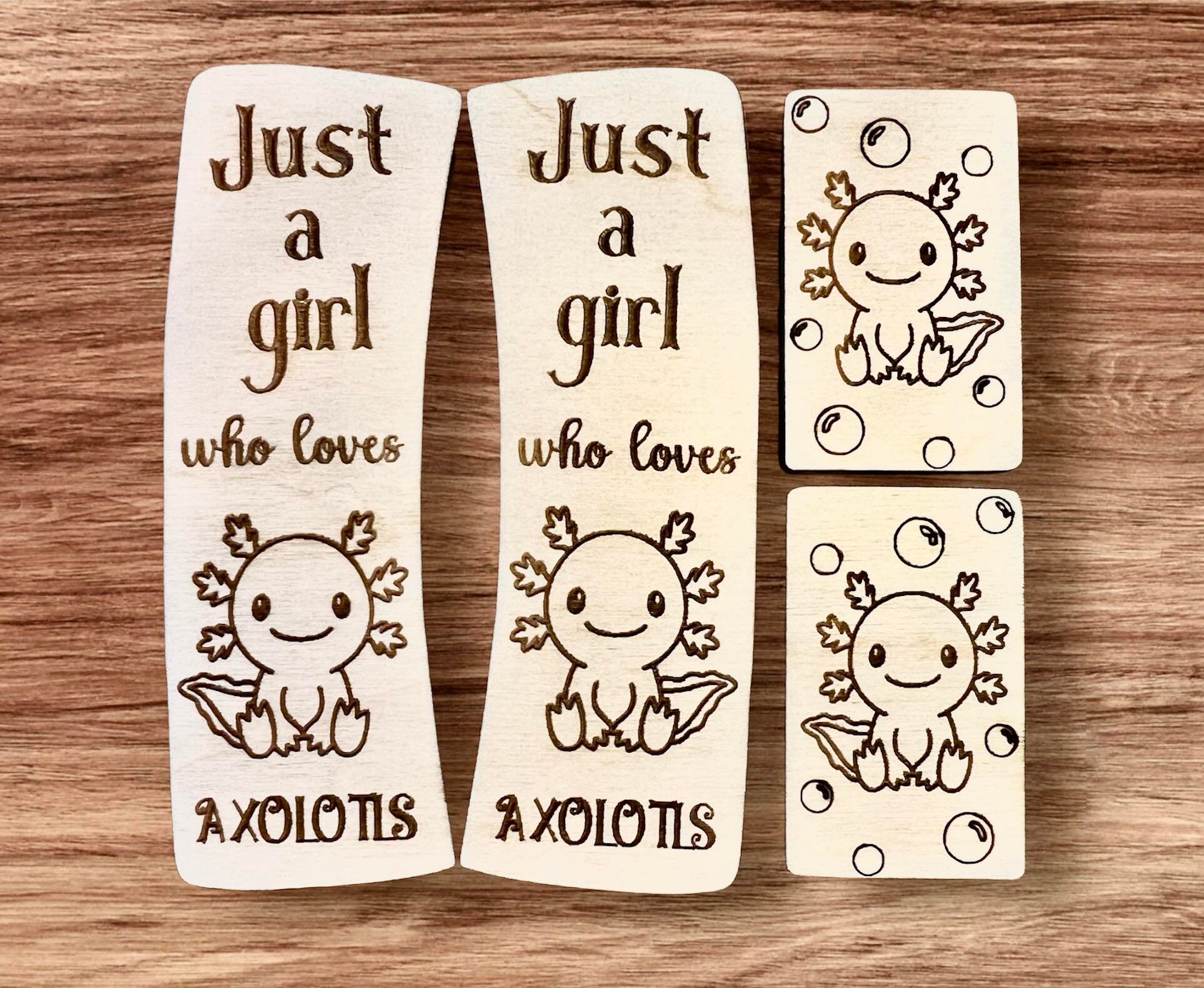 Axolotl Hair Clip SVG File / Digital Download / Laser Ready Cut File ...