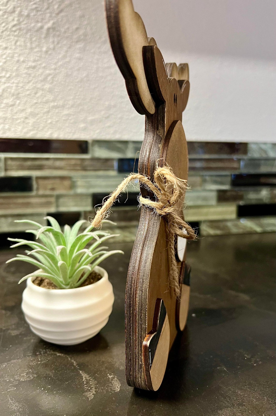 Rustic Moose Shelf Sitter Decor, Wood, Handcrafted - Etsy