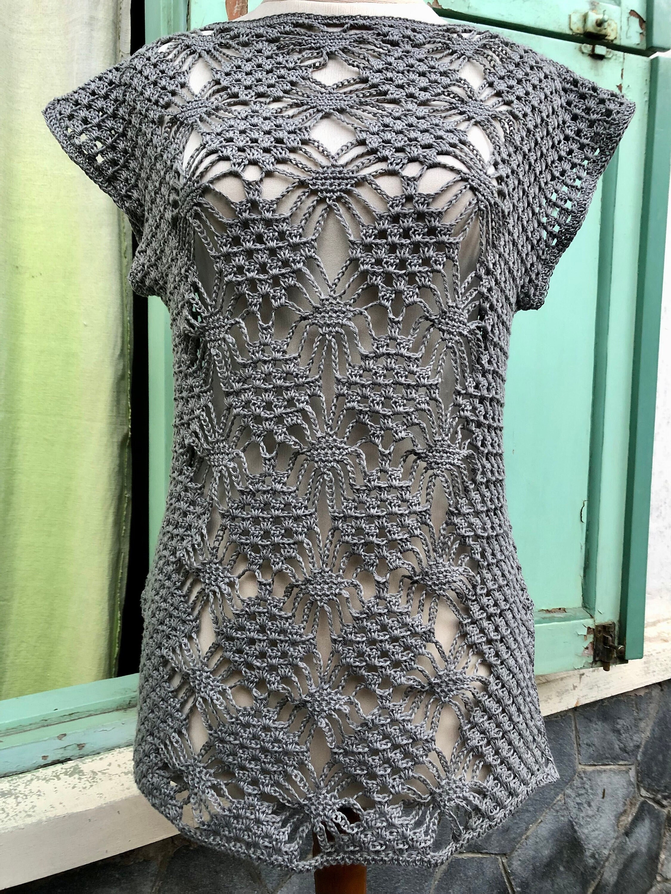 Chasing Diamonds Crochet Tunic - Etsy