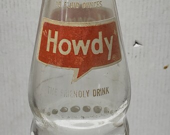 Clear Glass Soda Bottle - Etsy