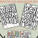 Quarantine Coloring Pages Set of 2 Printable Coloring Sheets Hand-drawn ...