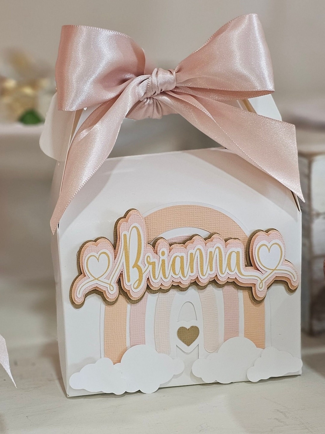 Boho Rainbow Favor Boxes, Boho Rainbow Birthday Party, Boho Rainbow ...