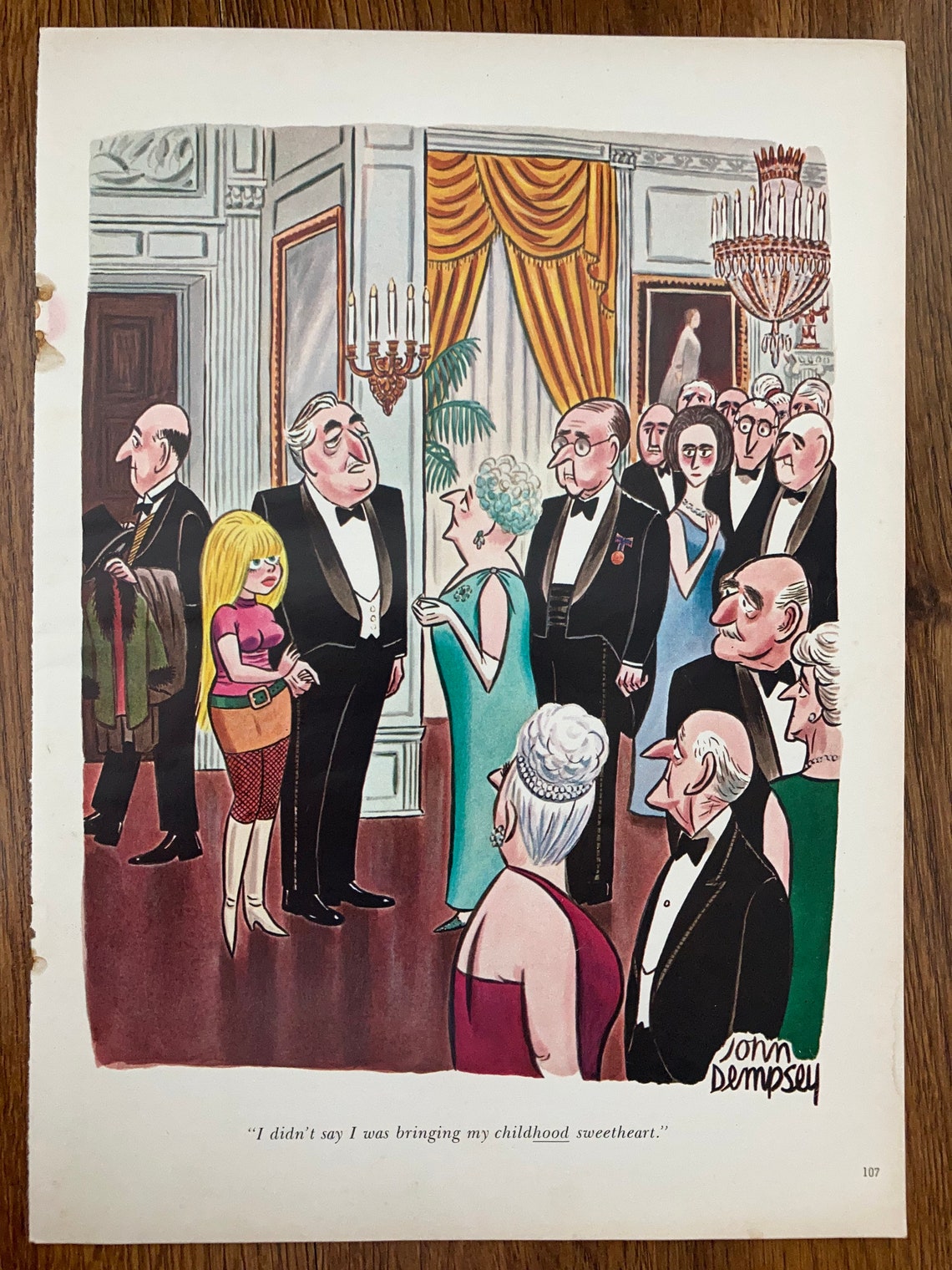Eight Illustrated Humor Cartoons Playboy 1969 - Etsy Finland