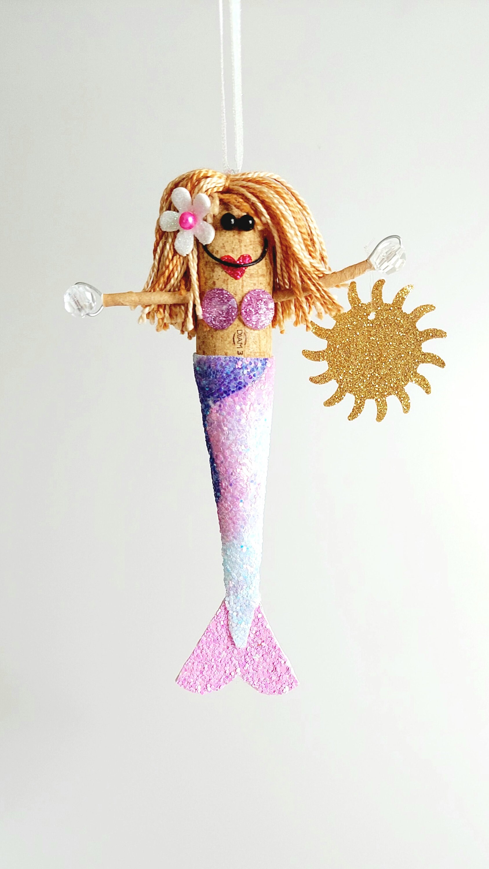 Mermaid Wine Cork Beachy Gifts Mermaid Decor Coastal Decor - Etsy